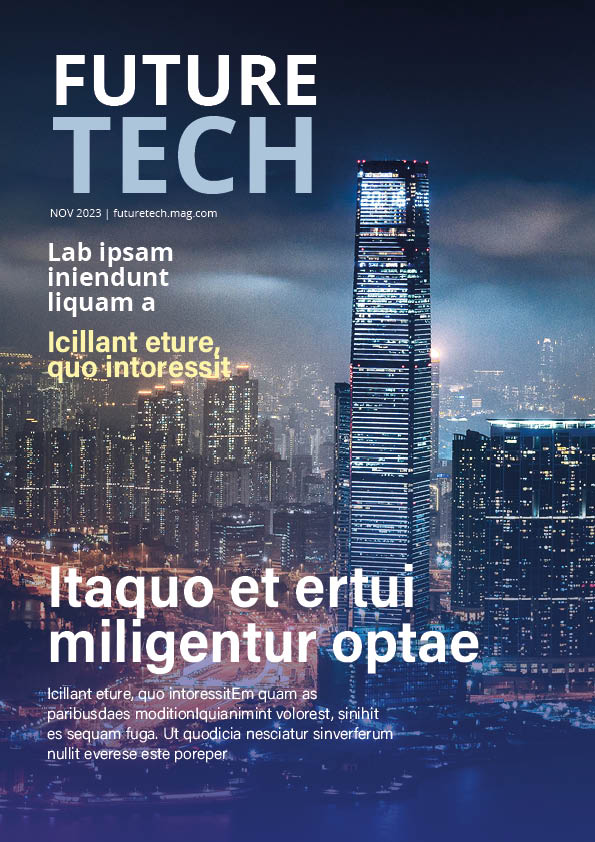 Technology Magazine Cover